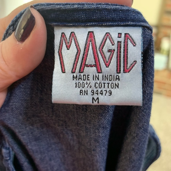 Magic | Dresses | Magic Denim Dress Size Medium | Poshmark